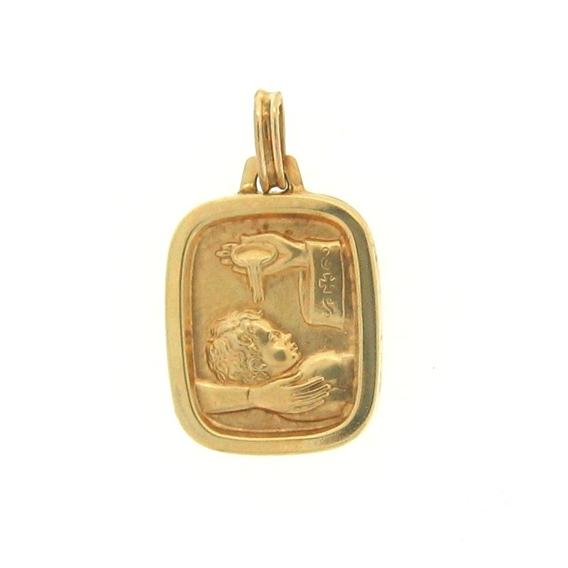 Baptism Pendant in 10k Gold – Artistry in Gold